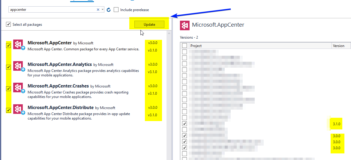 Pm Ui Consolidate Or Update Packages Operations Should Not Be Blocked Due To Errors Package